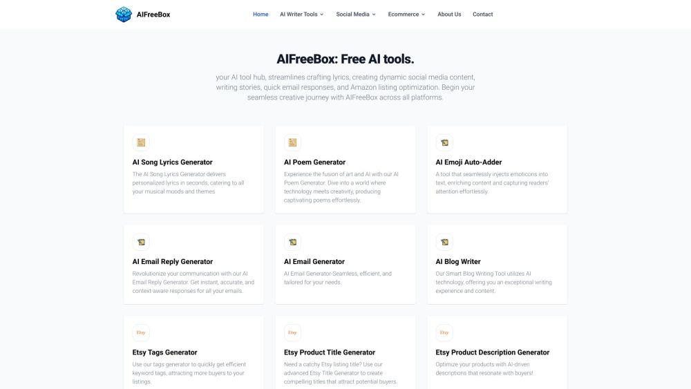 AIFreeBox: Free AI Tools - Review 【2025】 | Groot Ai Hub AIFreeBox: Free AI Tools - Review 【2025】 | Groot Ai Hub
