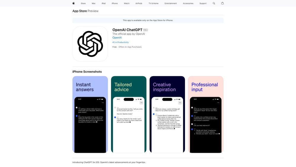 OpenAI Official ChatGPT iOS APP - Review γ2025γ | Groot Ai Hub OpenAI Official ChatGPT iOS APP - Review γ2025γ | Groot Ai Hub